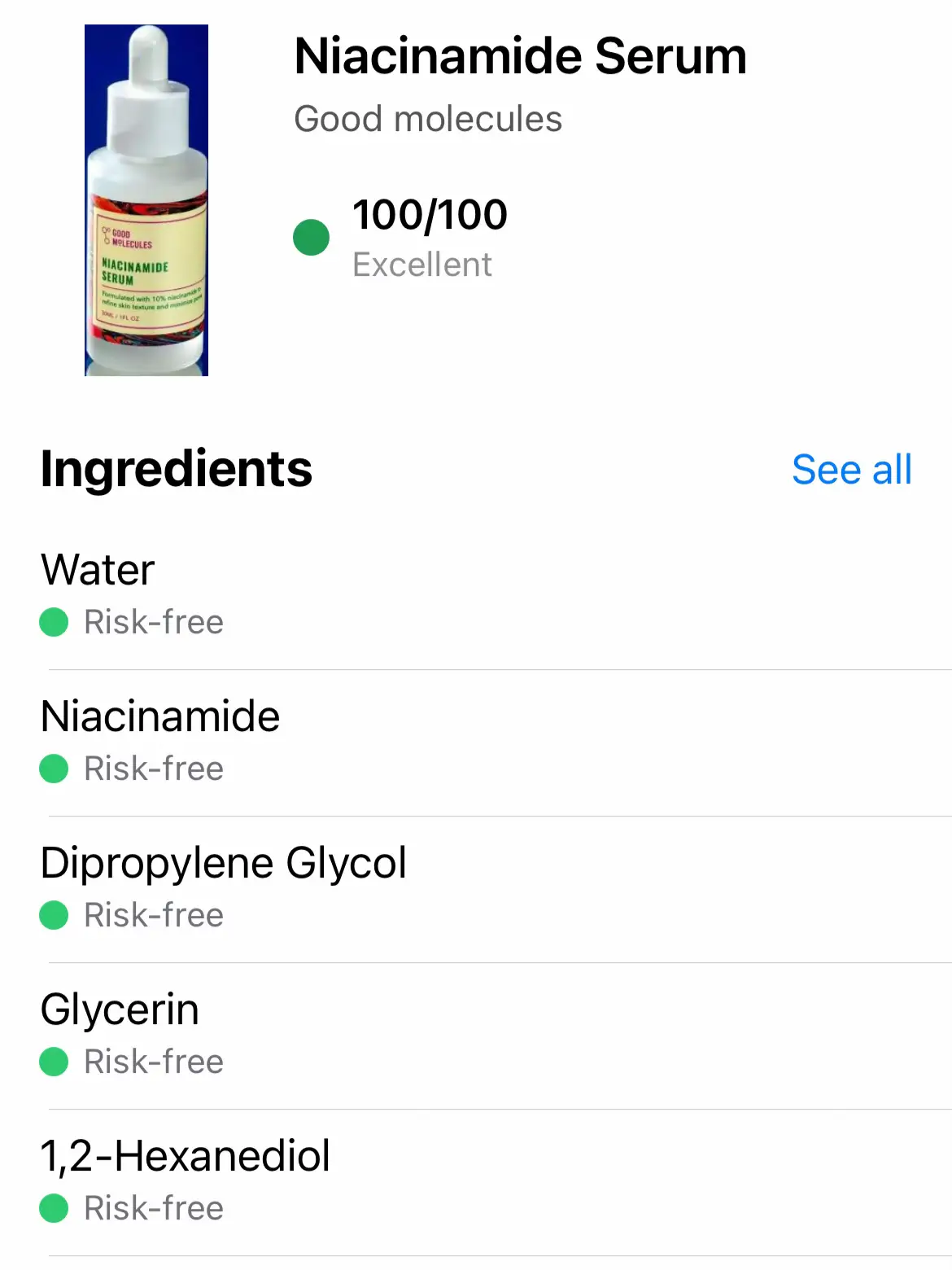 Perfect Scores on Yuka (skin care) | Gallery posted by Lydia Hammons ...