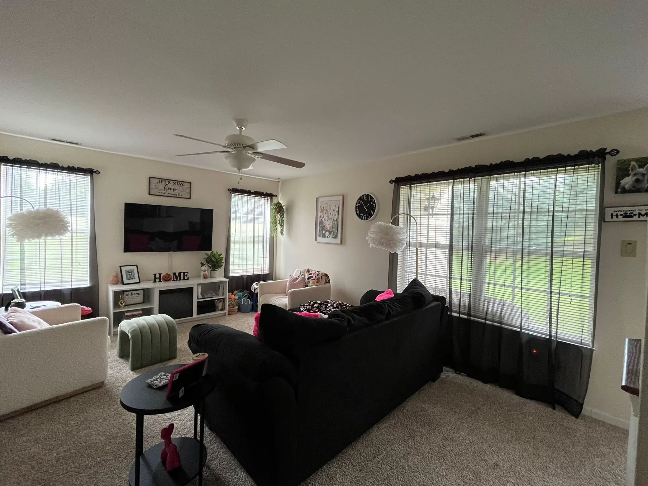 My Updated Living Room 🖤 | Gallery posted by Amanda Bridge | Lemon8