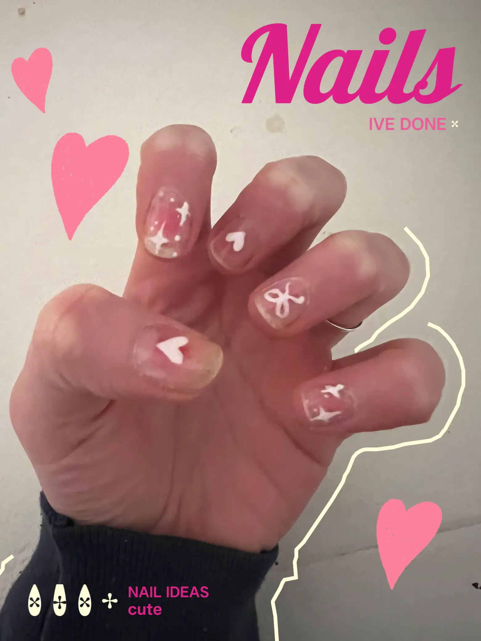 Cute nails i’ve painted 🫶💋💅 | Gallery posted by Lizzy 🌼⭐️💕🥰🥎 | Lemon8