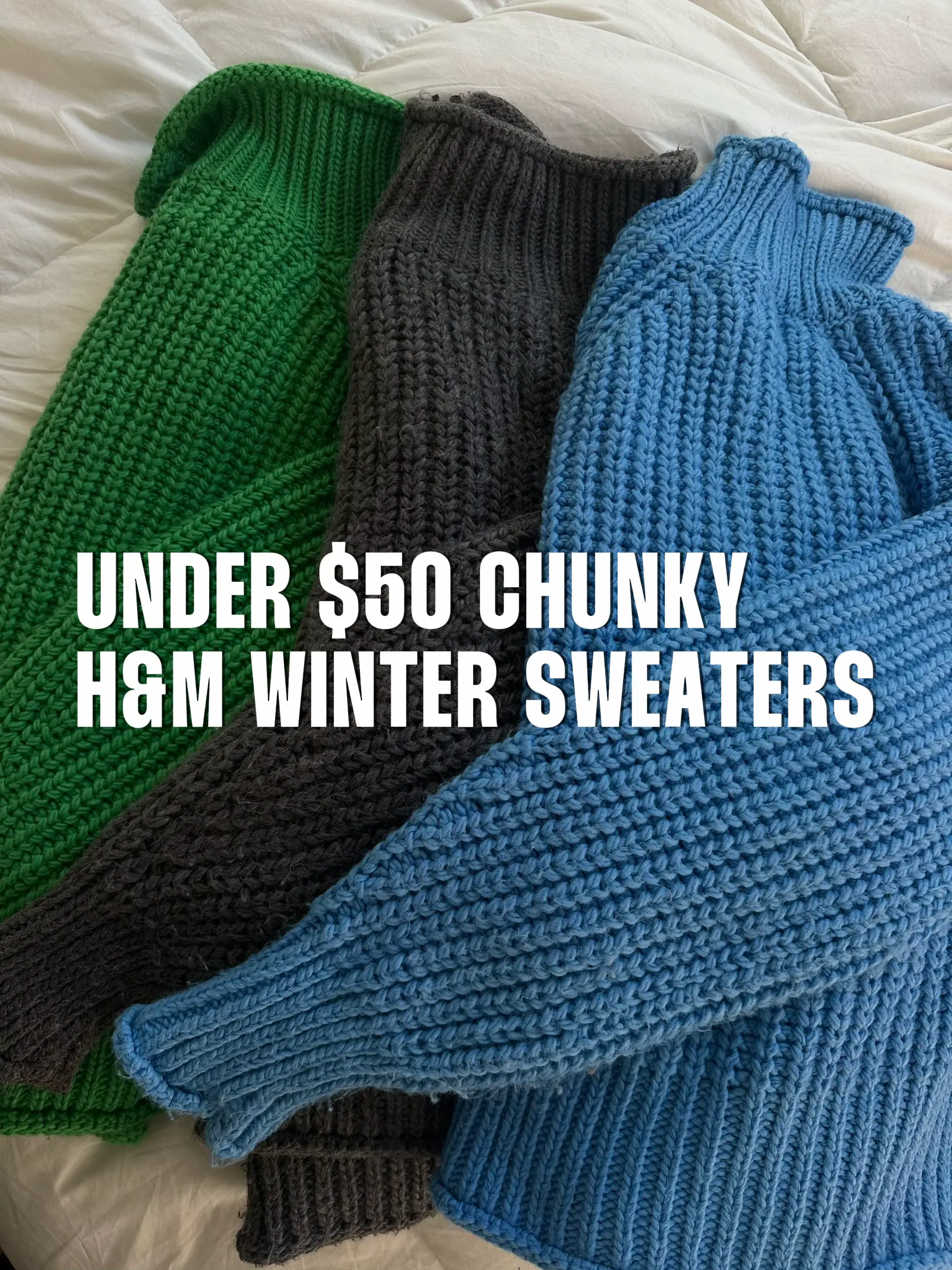 Styling Chunky H&M Sweaters | แกลเลอรีที่โพสต์โดย Maggierose98 | Lemon8