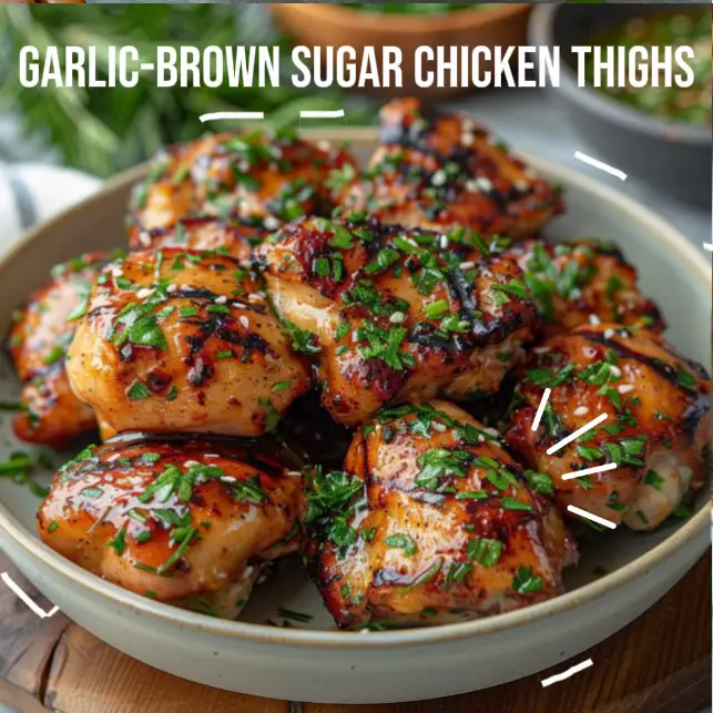 Garlic-Brown Sugar Chicken Thighs | Gallery posted by SipSavorRecipes ...