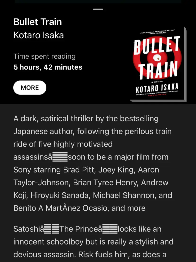 Bullet Train 📖🎥 | แกลเลอรีที่โพสต์โดย Kylie Nicole | Lemon8