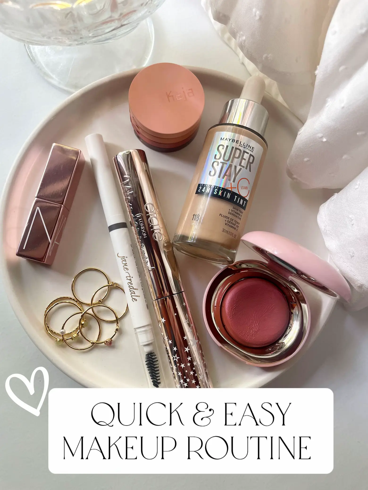 Quick & Easy Makeup Routine 🤍 | Gallery posted by heyitsaliquinn | Lemon8