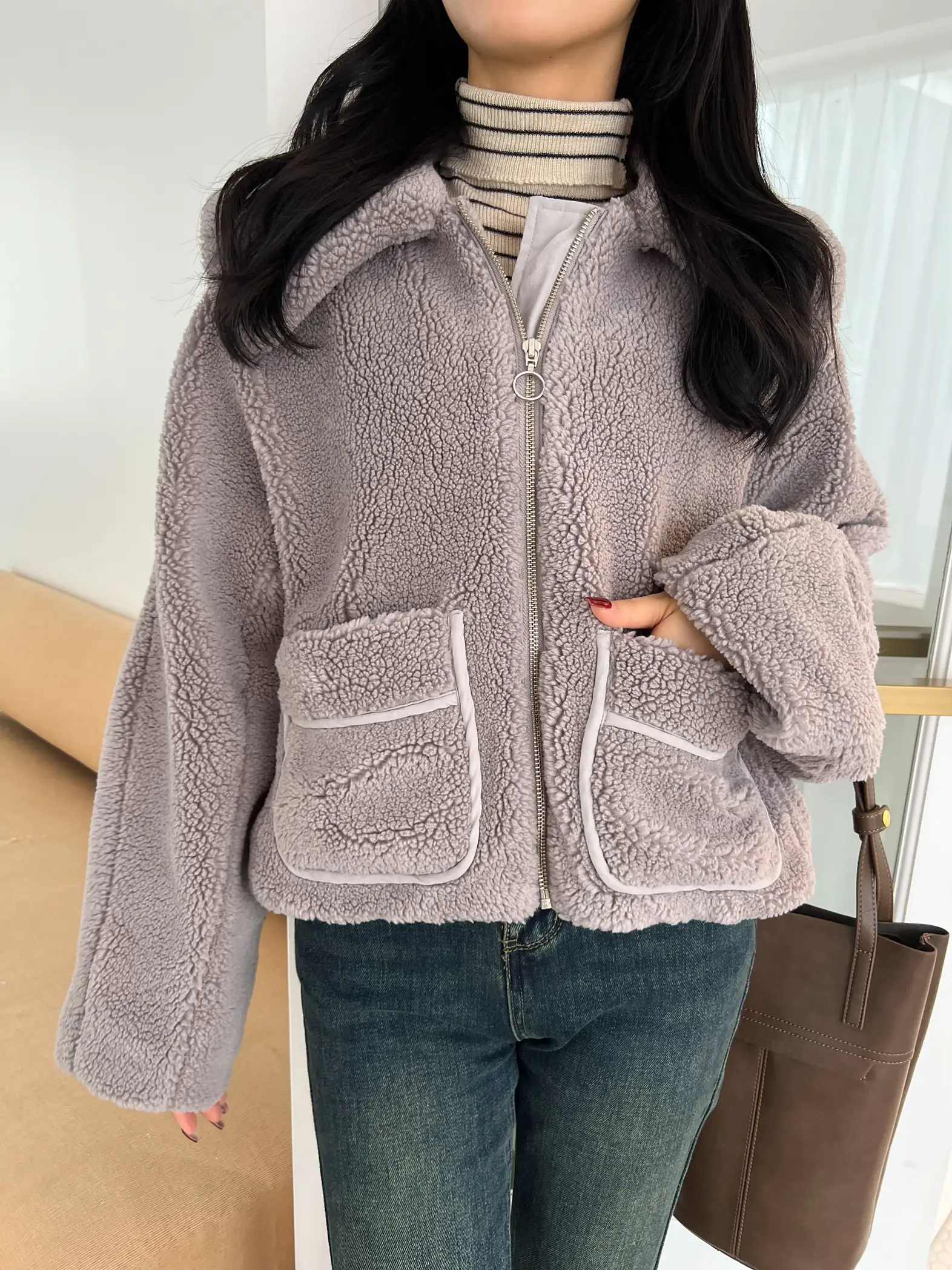 2way仕様 ?! 幅広く着回せる、おすすめボアアウター🍑 | haruが投稿したフォトブック | Lemon8