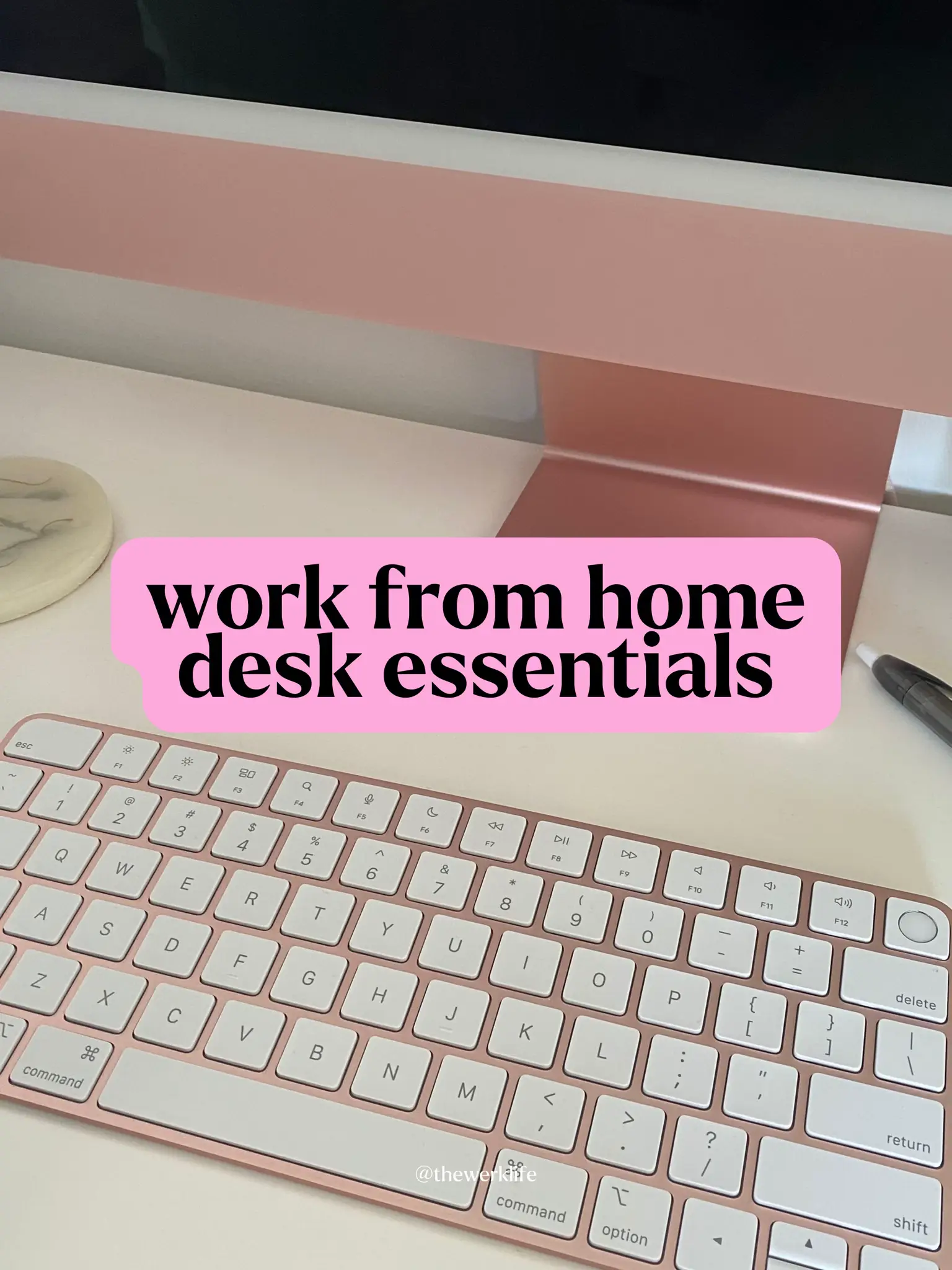 5 Cute Work from Home Desk Essentials you need 🎀 | Gallery posted by ...