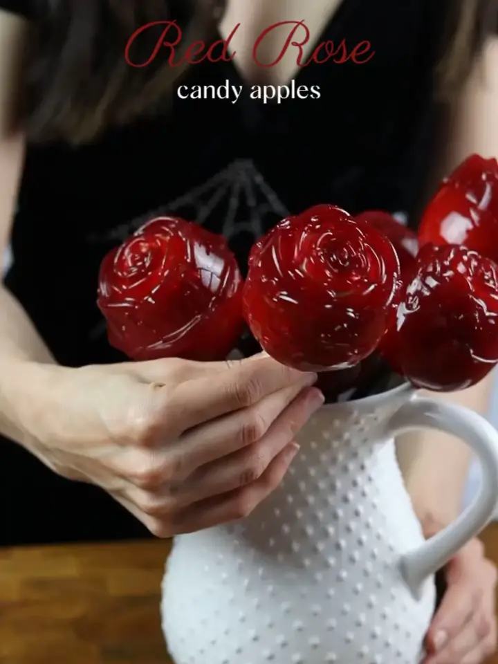 Red Rose Candy Apples | Video published by Sheri Wilson | Lemon8