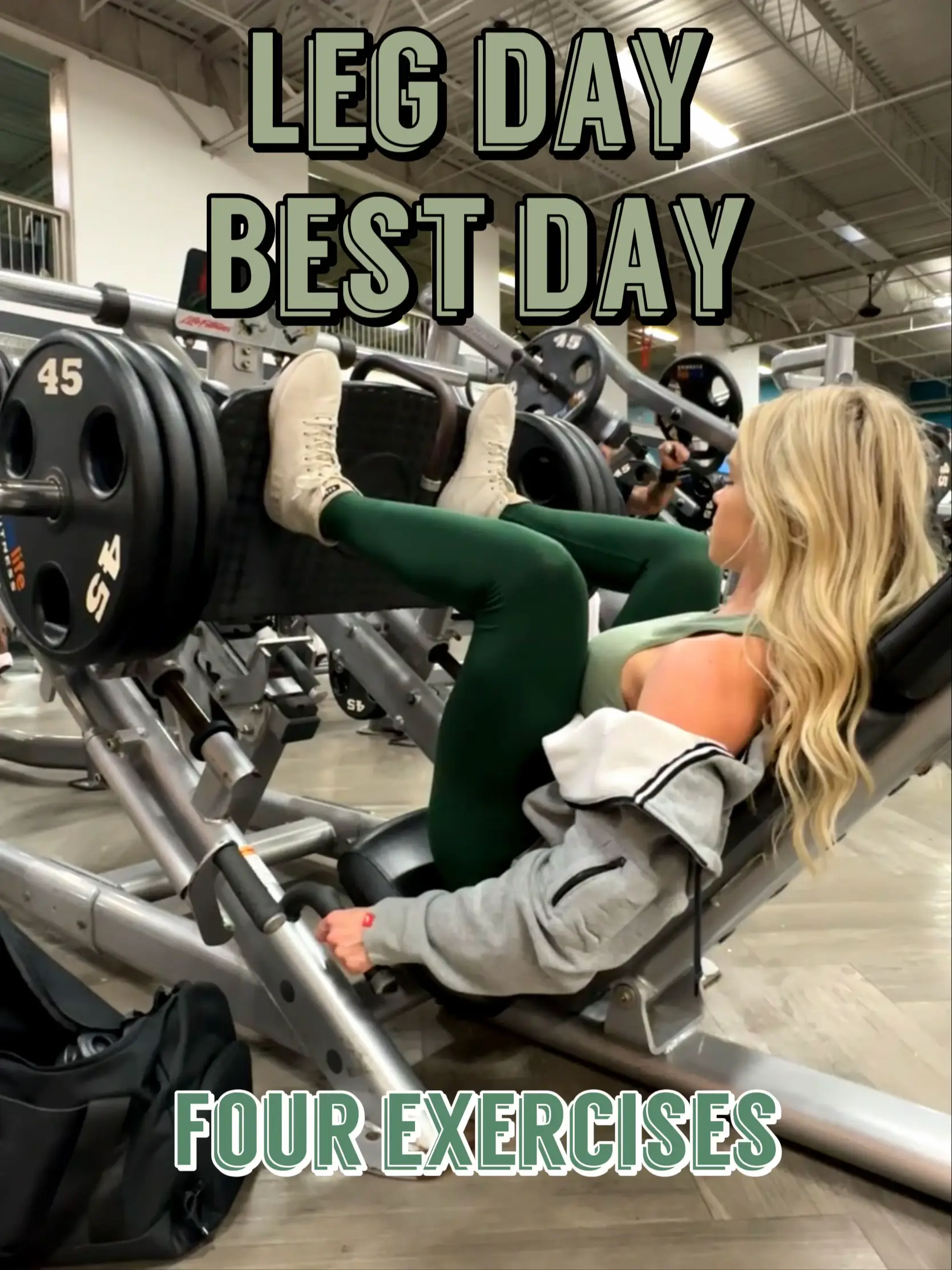 Four exercises - leg day | แกลเลอรีที่โพสต์โดย Taylor Trace | Lemon8