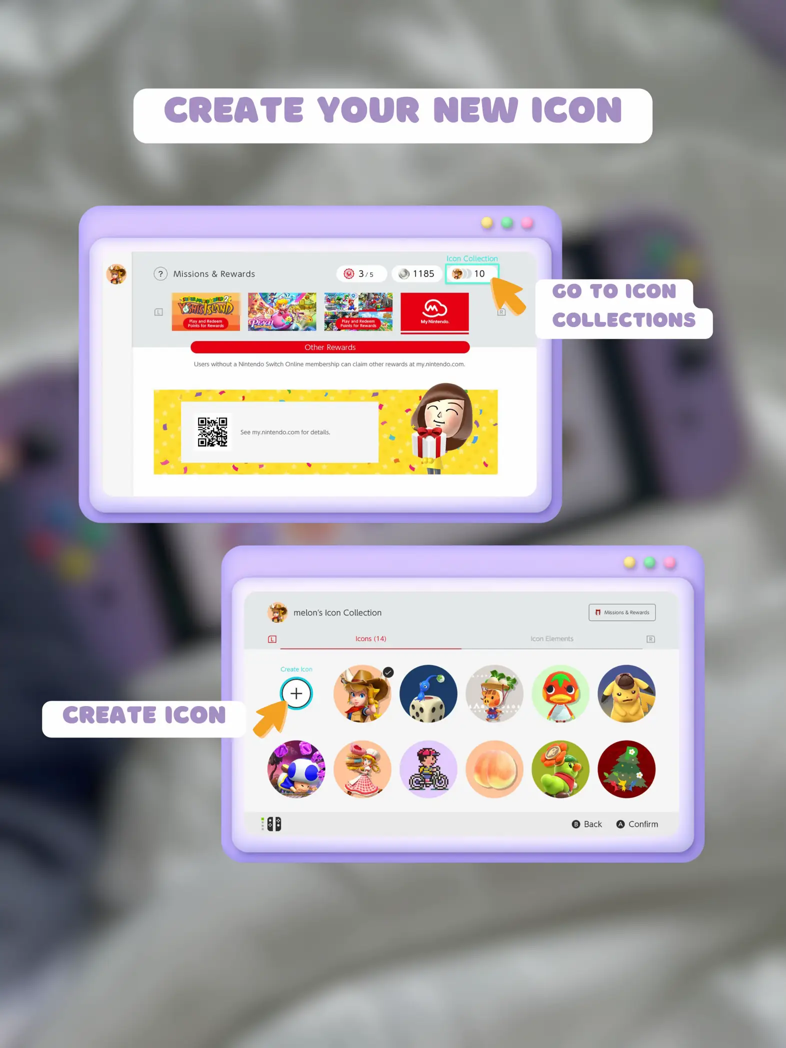 Make cute Nintendo Switch profile icons 🎨 | Gallery posted by 🍈 melon ...