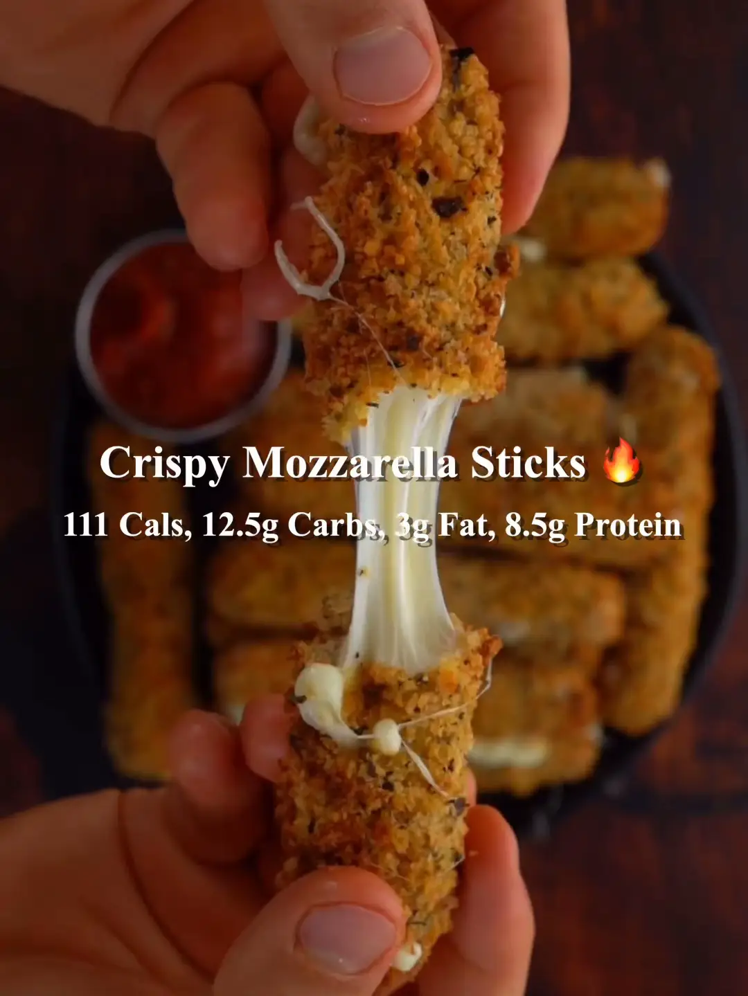 Macro-Friendly Crispy Mozzarella Sticks 🔥 | Video published by Counter ...