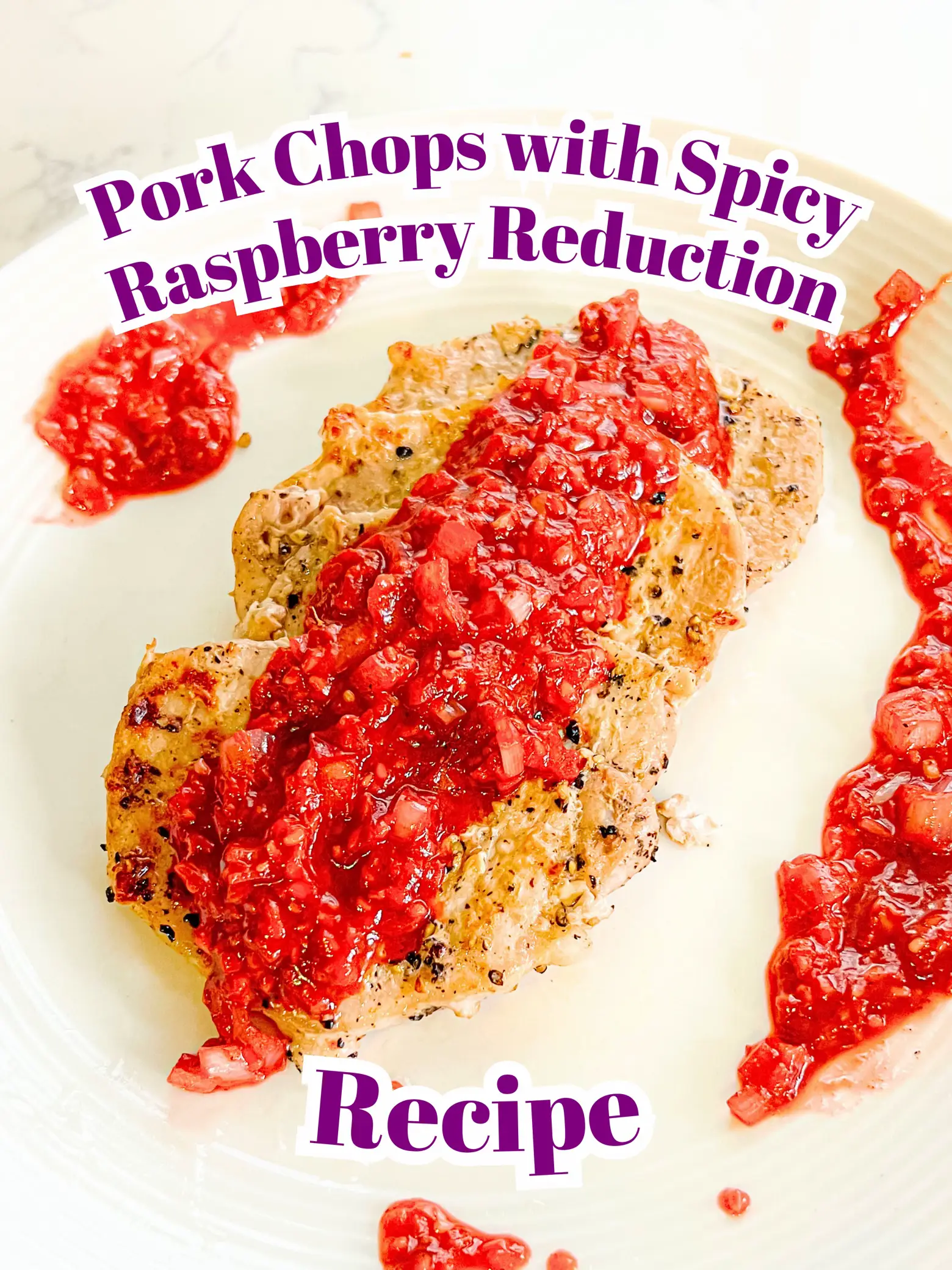 Pork Chops with Spicy Raspberry Reduction 🥵 | Gallery posted by Cat's ...