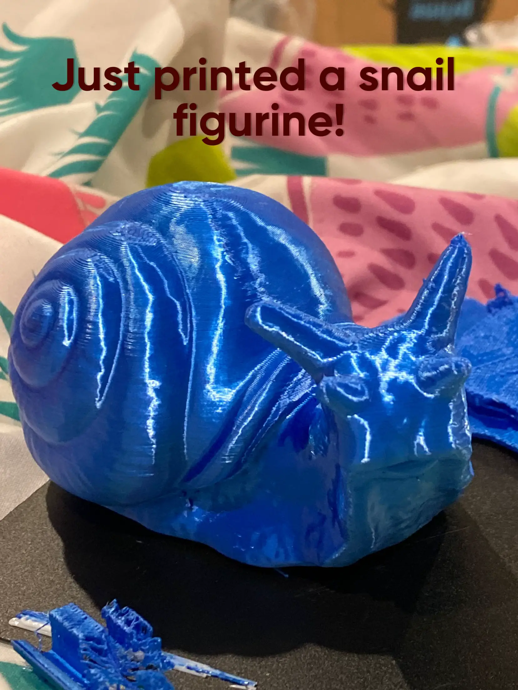 Just printed a snail figurine! | Gallery posted by Squishy slug | Lemon8
