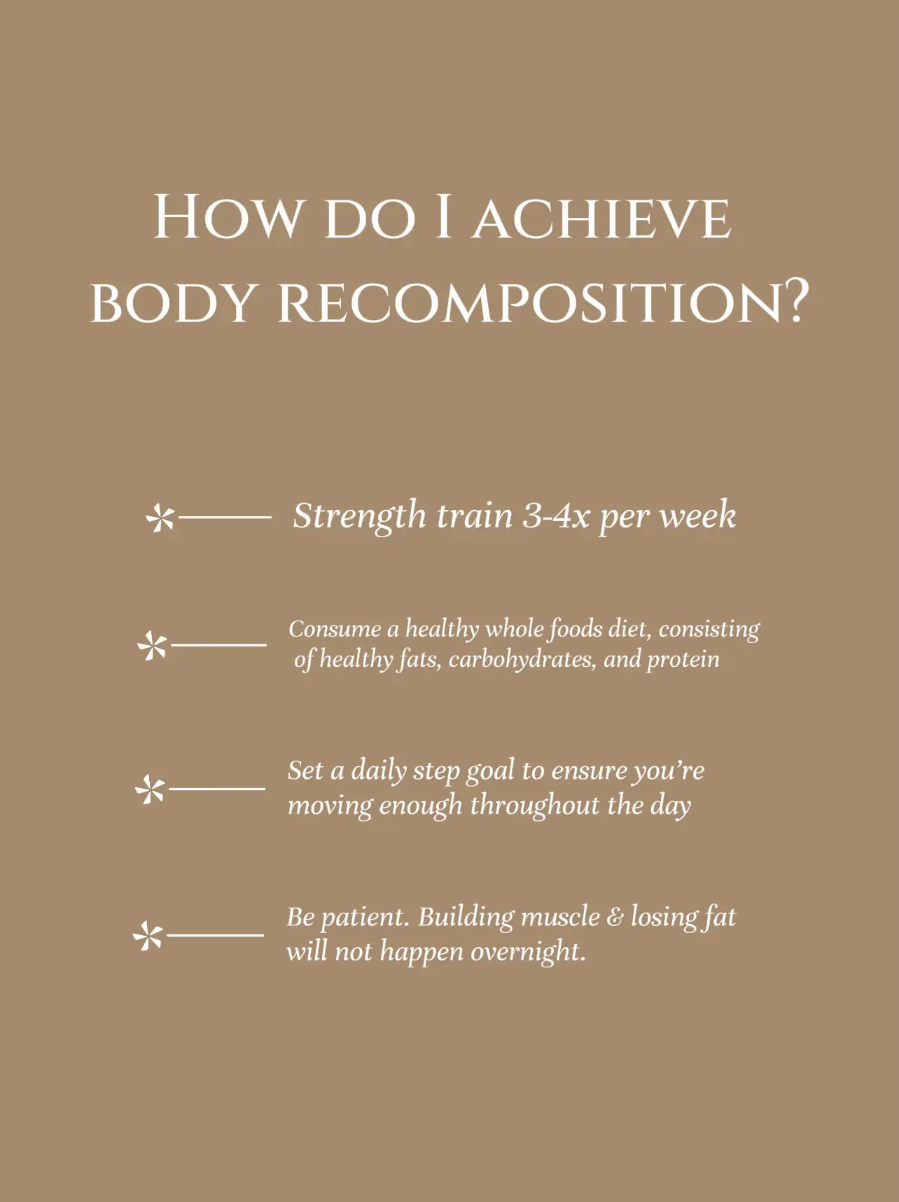 Beginners Guide to Body Recomposition | Galeri diposting oleh Madison ...
