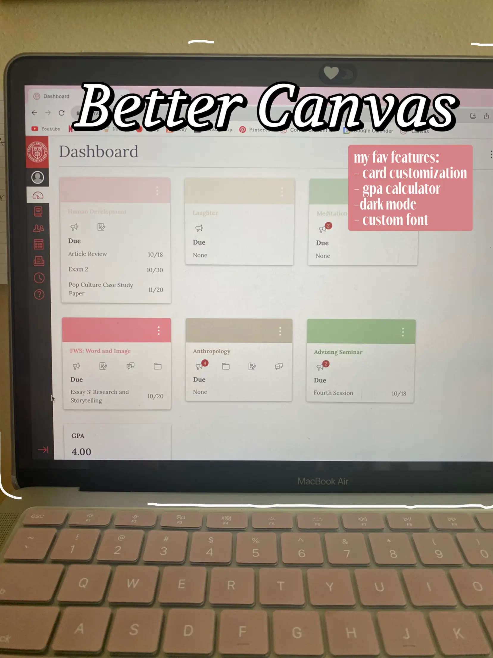 how i made my canvas super cute! 🫶 📚 | Gallery posted by Annette | Lemon8