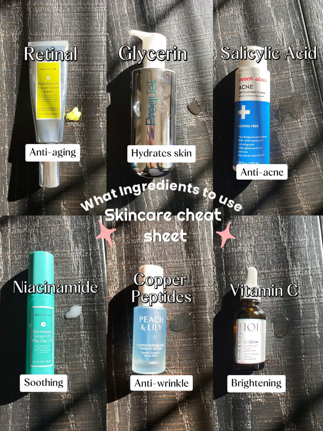 SKINCARE CHEAT SHEET: WHAT INGREDIENTS TO USE | Gallery posted by skinn ...