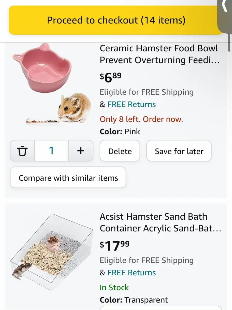 Good hamster stuff for beginners! 🐹 | Gallery posted by Hamsters! 🐹🥥🌞 ...