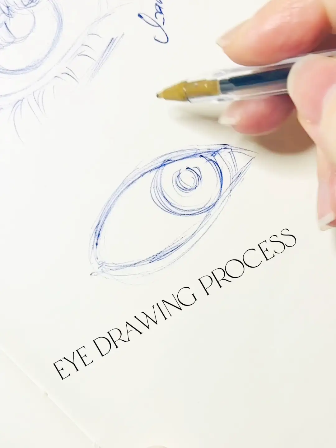 Eye Drawing Process | Video published by Osanna Chil | Lemon8