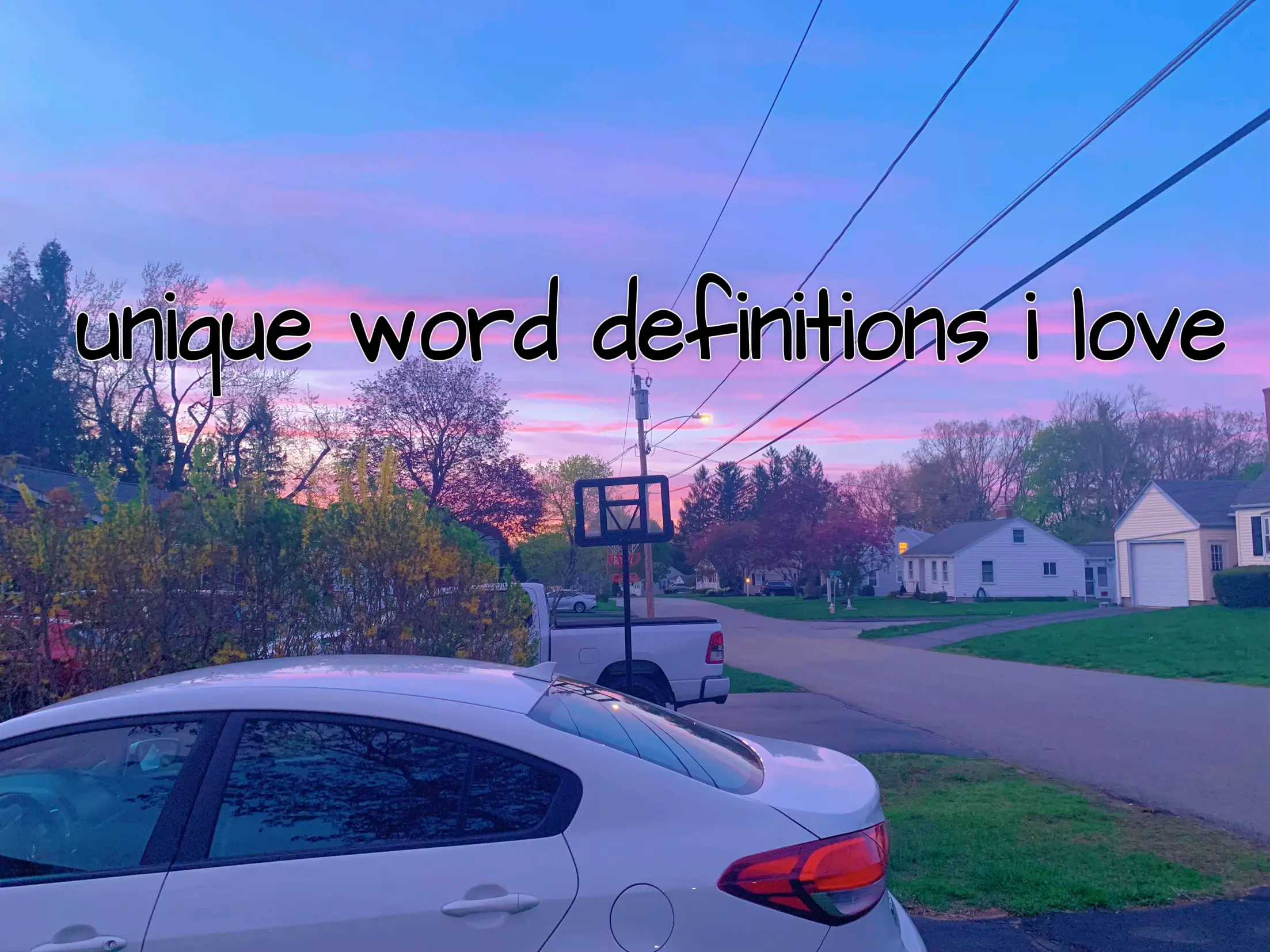 unique word definitions i love 🪐 | Gallery posted by grace | Lemon8