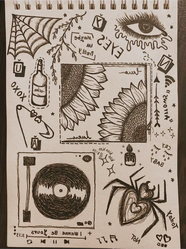 Aesthetic drawing/doodle Inspo 🌸 | Gallery posted by 🌸🌷🌺 | Lemon8