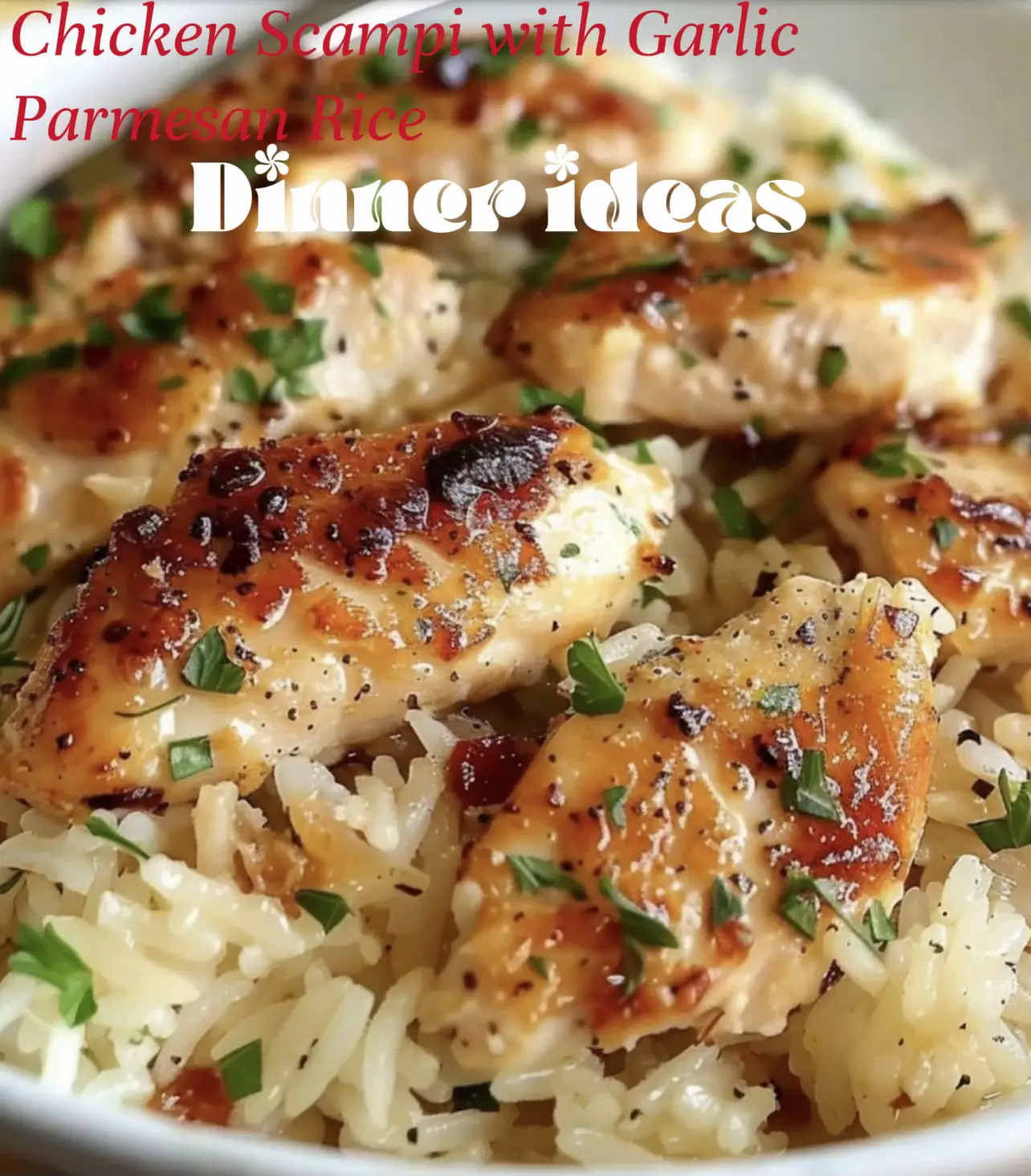 Chicken Scampi with Garlic Parmesan Rice | Gallery posted by Mindi ...