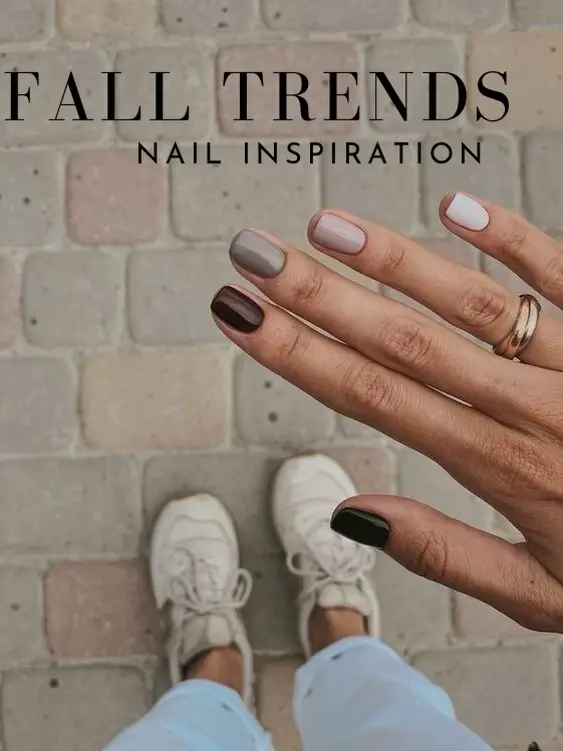Fall nail inspiration 🤍🍂🤎 | Gallery posted by gray | Lemon8