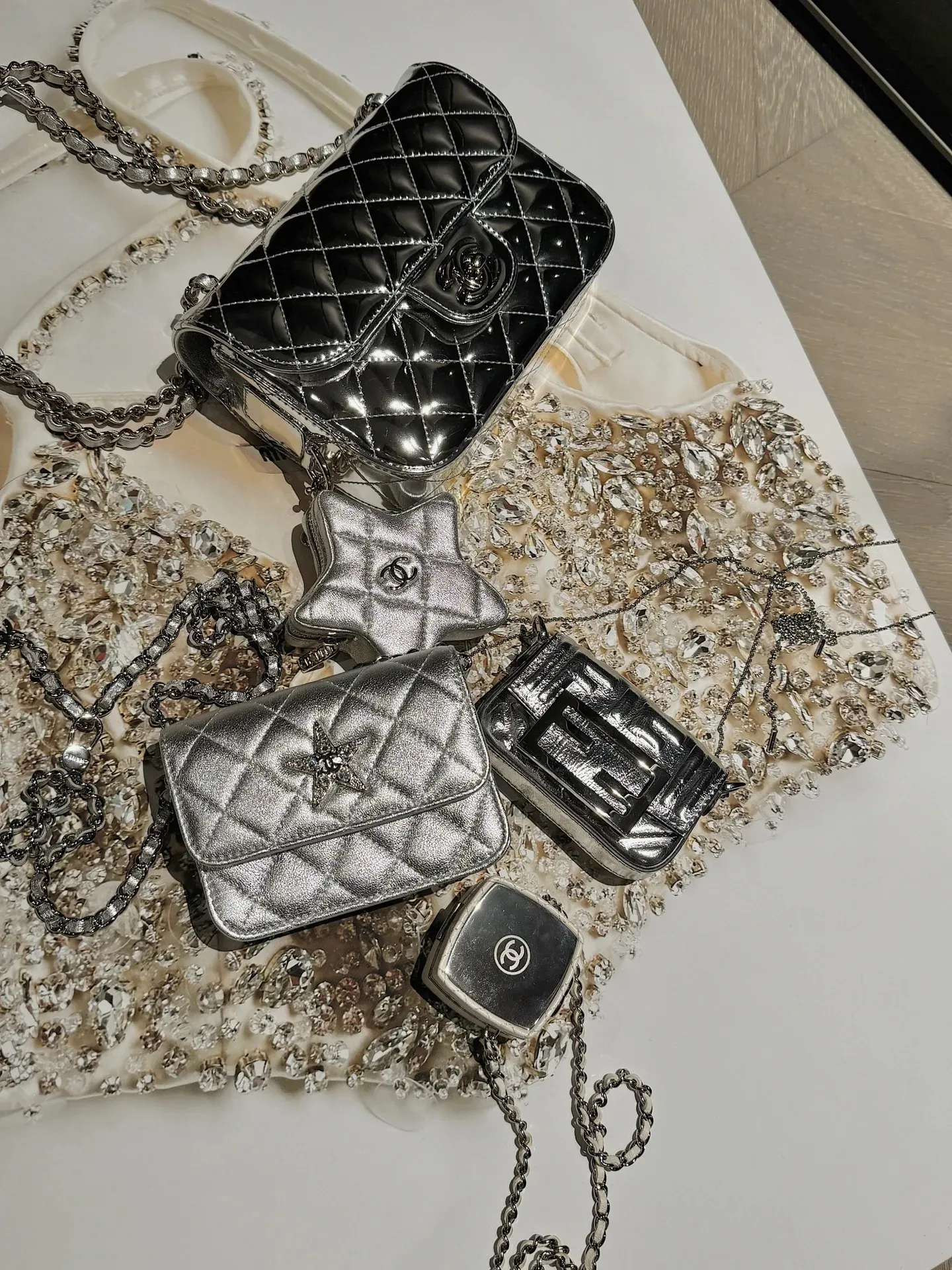 Captivating silver handbags exude unique allure | Gallery posted by Coco🍬 | Lemon8