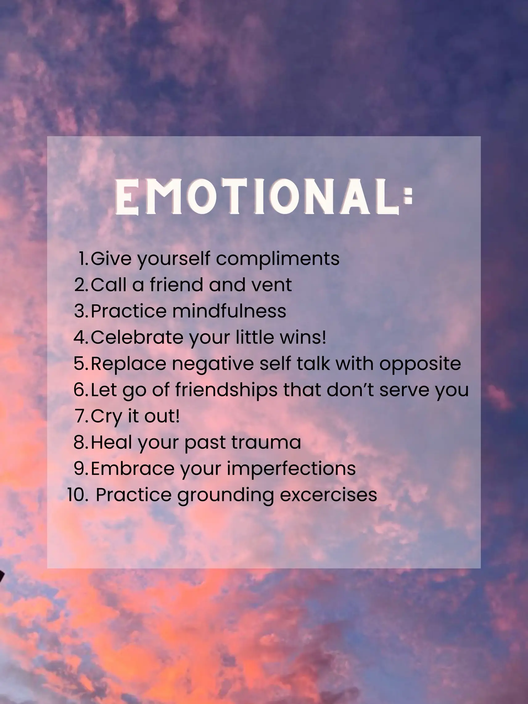 Self-love got me through my darkest times