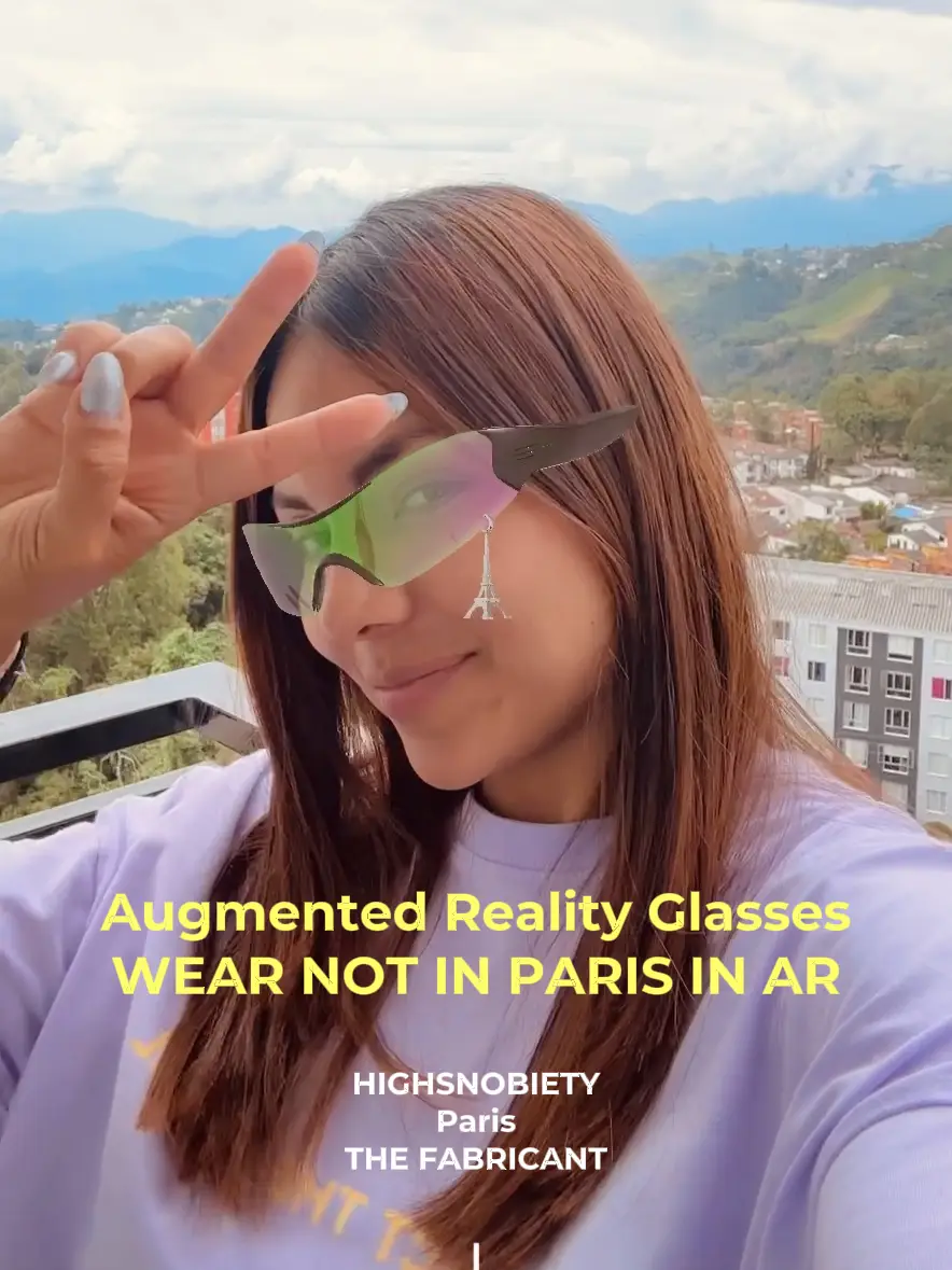 Augmented Reality WEAR NOT IN PARIS IN AR | วิดีโอที่เผยแพร่โดย Estefania G | Lemon8
