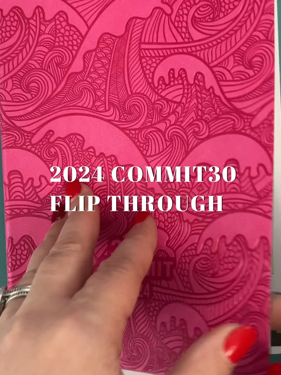 My 2024 Commit 30 Planner Flip Through | Video published by Kallai ...