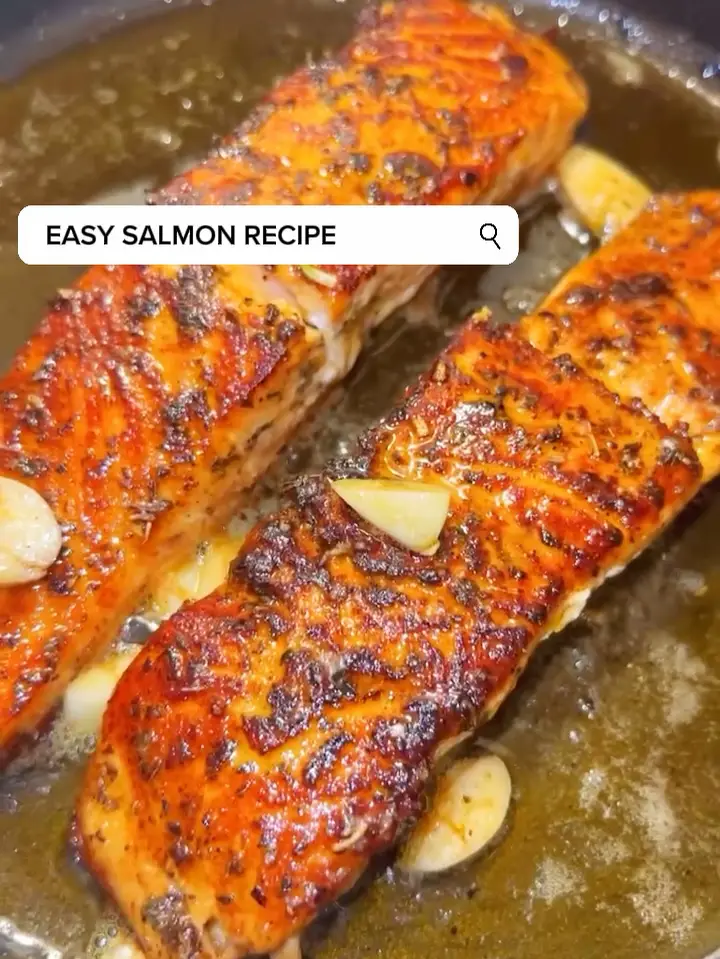 easy salmon recipe😋 | Video published by Hanna👩🏽‍🍳 | Lemon8