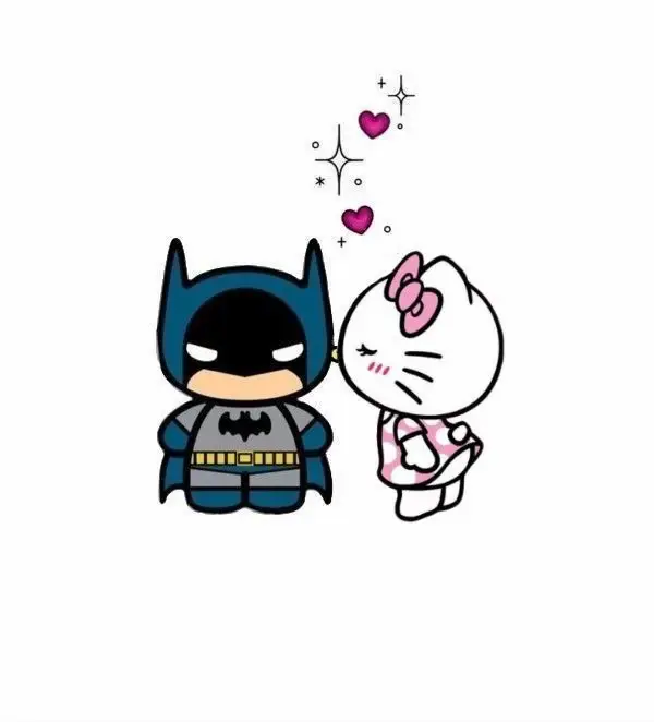 Matching Batman and Hello Kitty Wallpapers🫶🏻 | Gallery posted by Alora ...