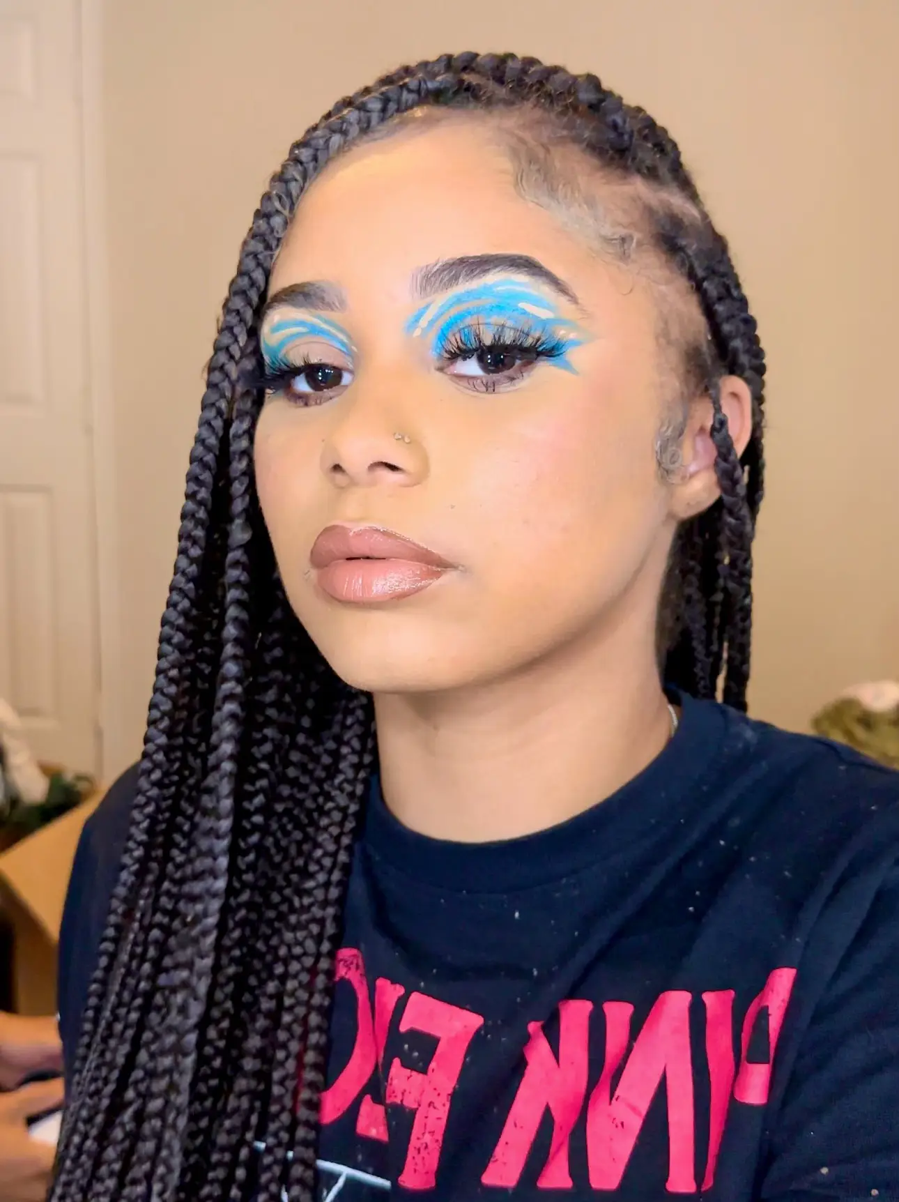 Blue Freestyle Makeup 🌀🦋💙 | Gallery posted by Bree | Lemon8