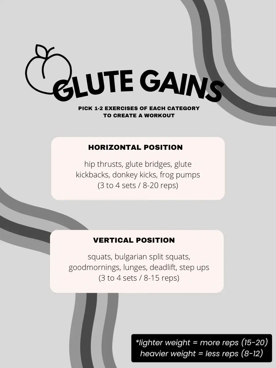 Build Your OWN GLUTE Workout w/ 4 Moves 🍑‼️ | Gallery posted by ...