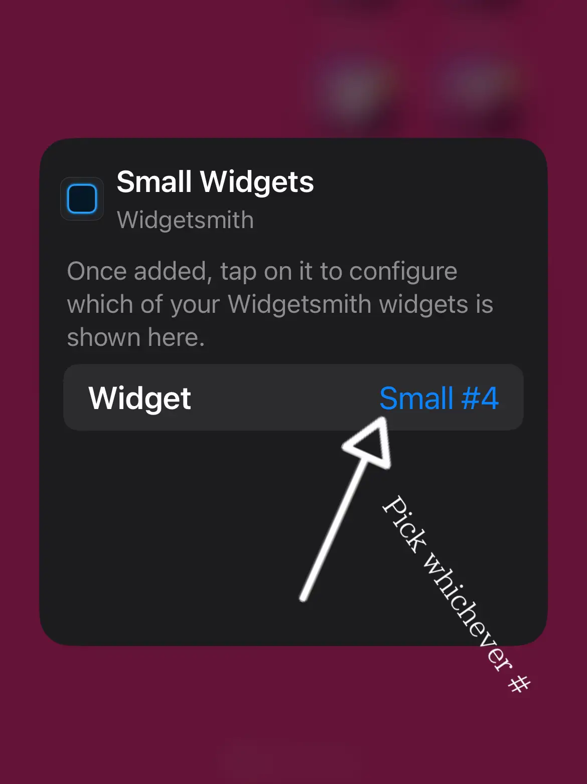 How to add a widget from Widgetsmith to homescreen | Gallery posted by ...