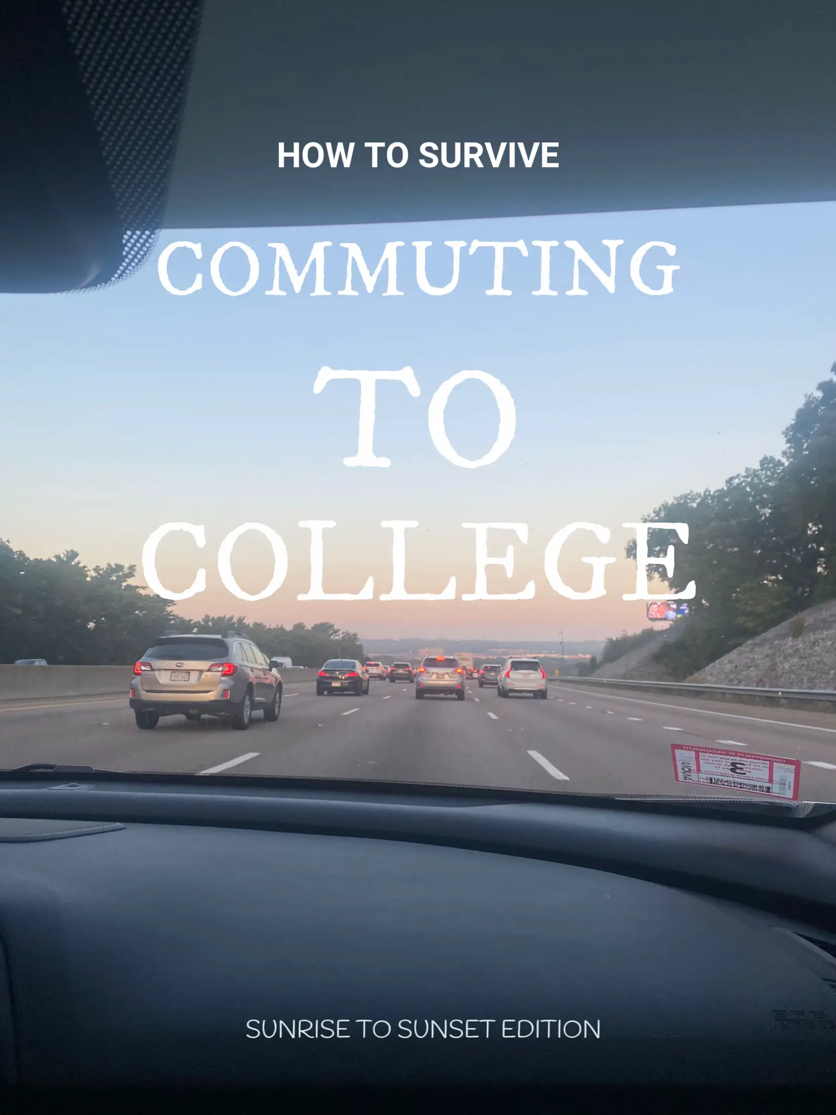 HOW TO SURVIVE COMMUTING TO COLLEGE | Gallery posted by Ava ️‍🔥 | Lemon8