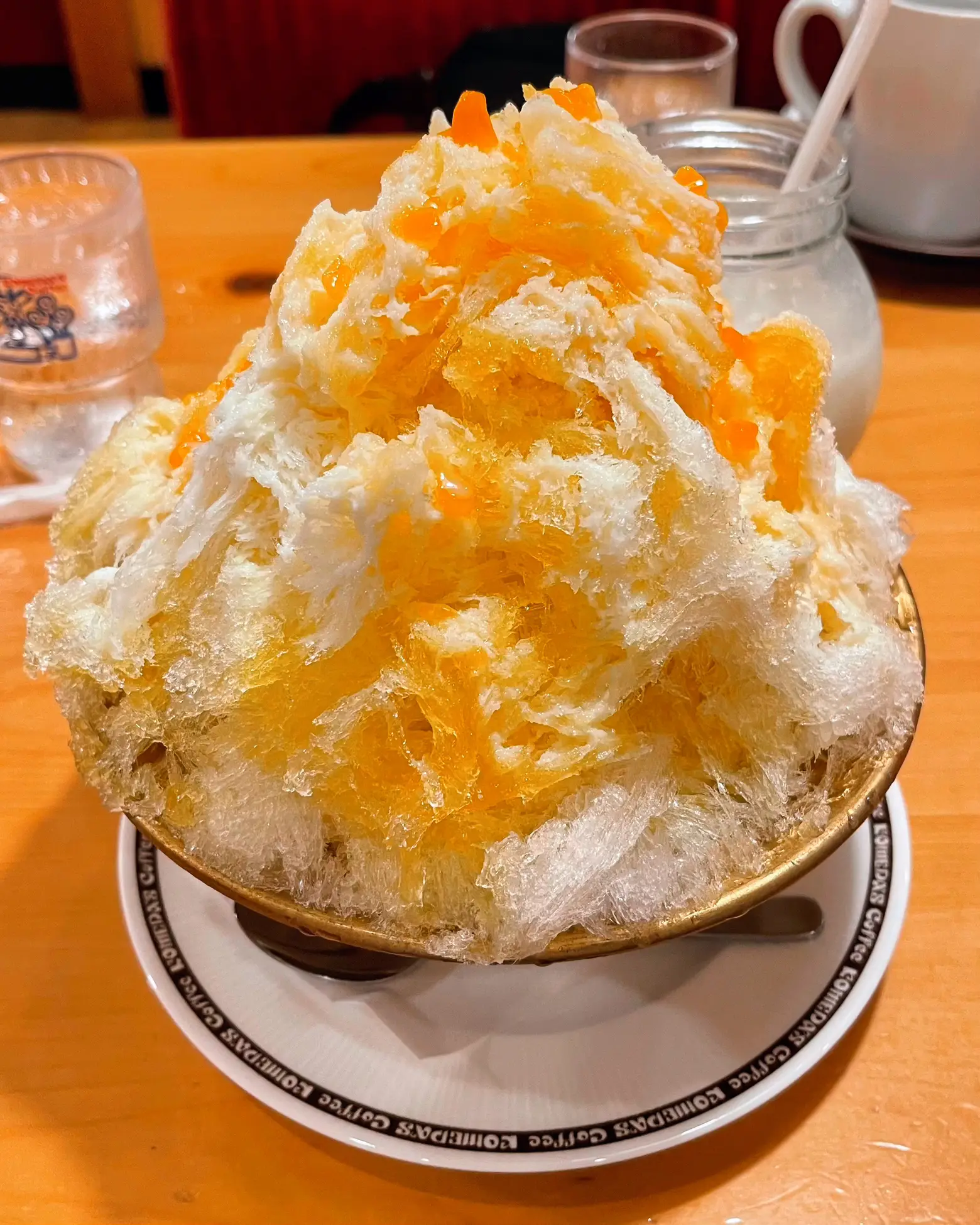 Komeda's shaved ice "Mango & Jasmine Tea" 🌈 Joetsu City | Gallery ...