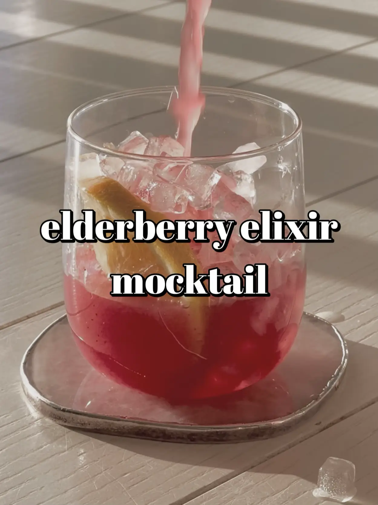 elderberry elixir mocktail | Video published by katie lopynski | Lemon8