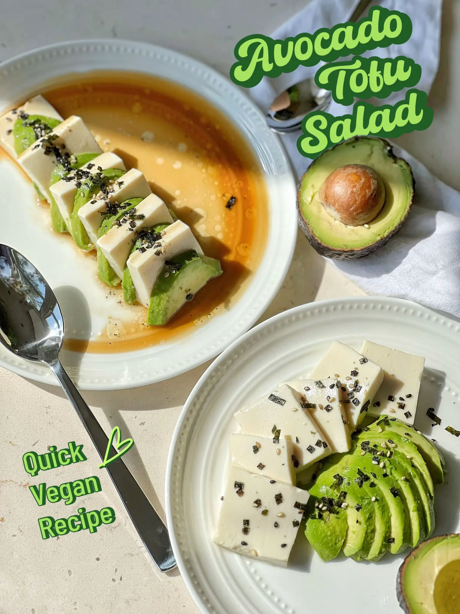 Recipe | 🥑Easy Avocado Tofu Salad🥑 | Gallery posted by Anki | Lemon8