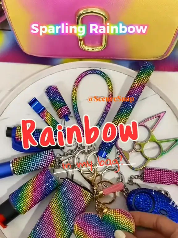 Rainbow in my bag？🌈 | Video published by SecureSnap | Lemon8