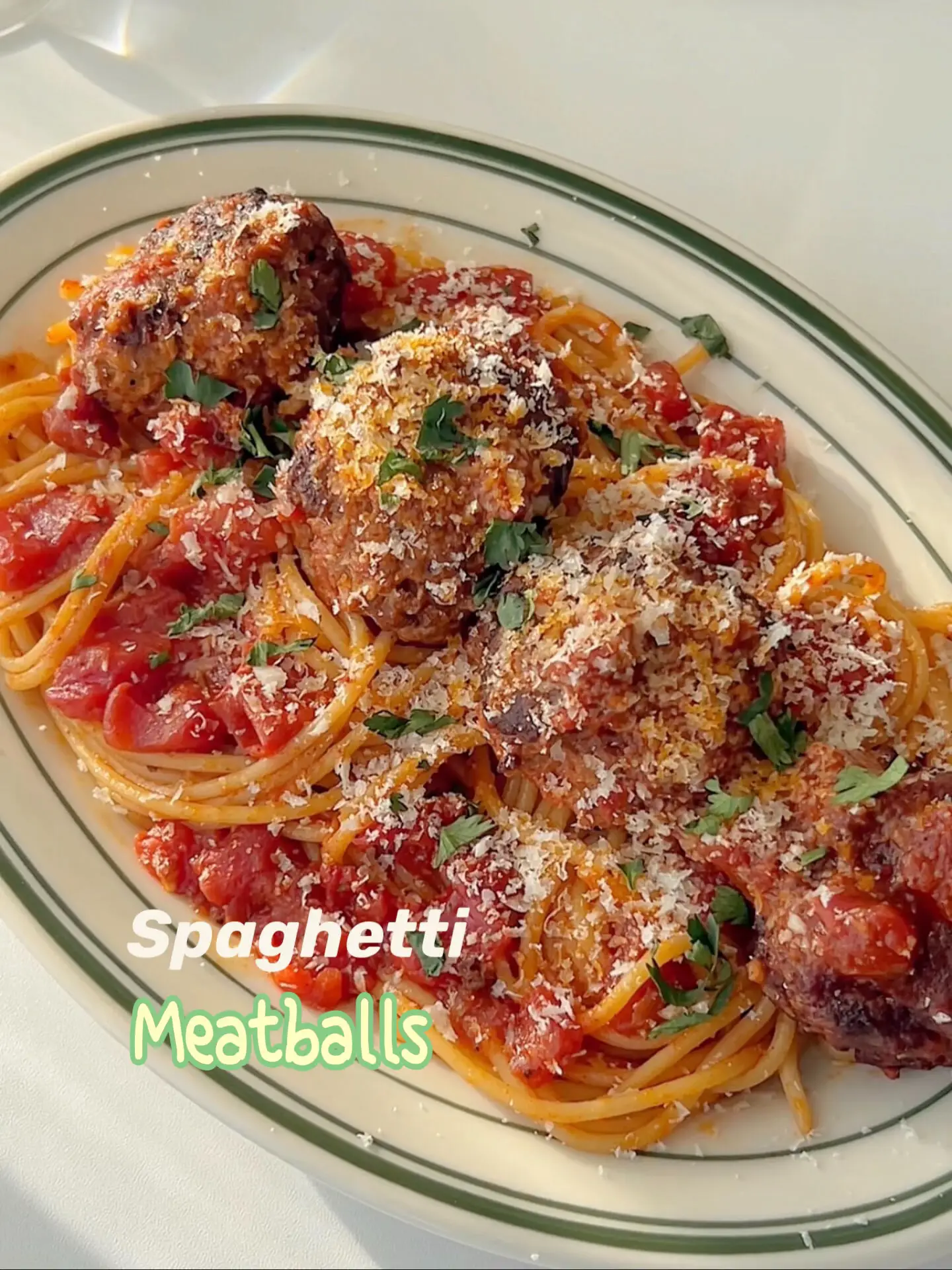 Spaghetti Meatballs🍝🤩😋 | วิดีโอที่เผยแพร่โดย Linna🩷 | Lemon8