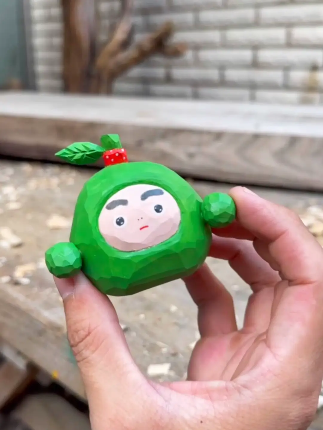 Fruit baby woodcarving 🍋🍋 | Video published by kevin | Lemon8