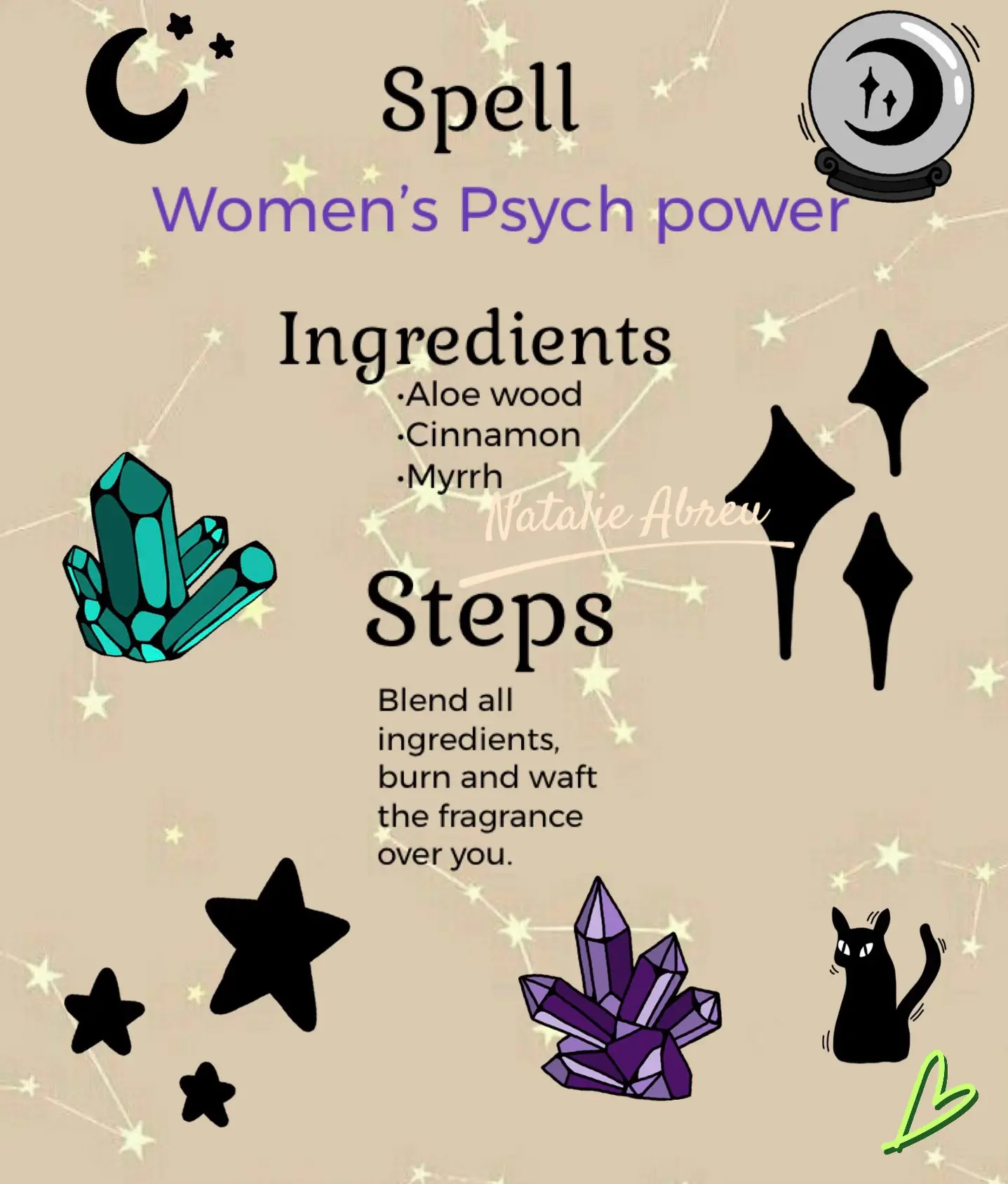 Women’s psych powers spell | Gallery posted by ☽ ☾Eclectic☆ | Lemon8
