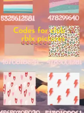 Codes for club rblx pictures | Gallery posted by Izzi3:) | Lemon8