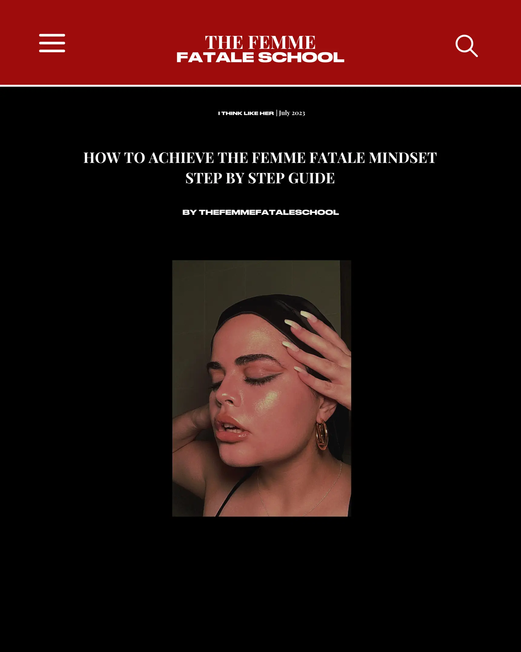 How To Achieve the Femme Fatale Mindset🥀🧠 | Gallery posted by Femmeacademy | Lemon8