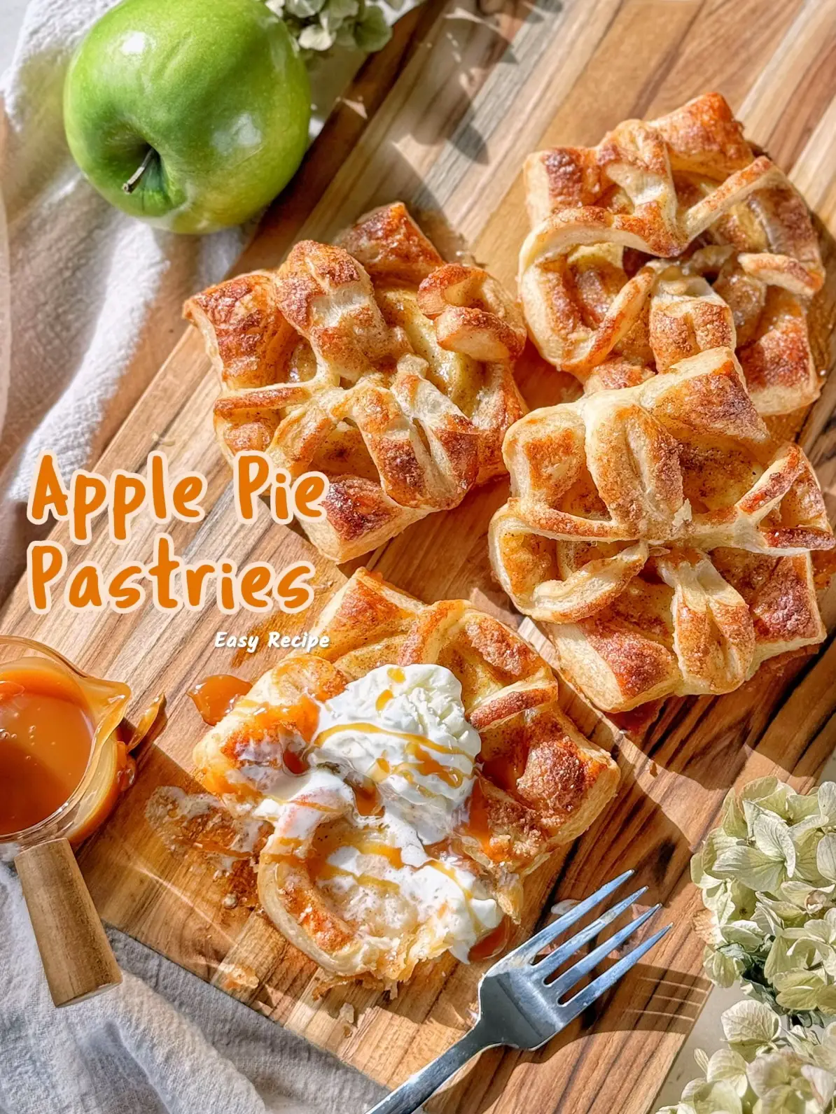 Recipe | 🍎Easy Apple Pie Pastries🍏 | Video published by Anki | Lemon8