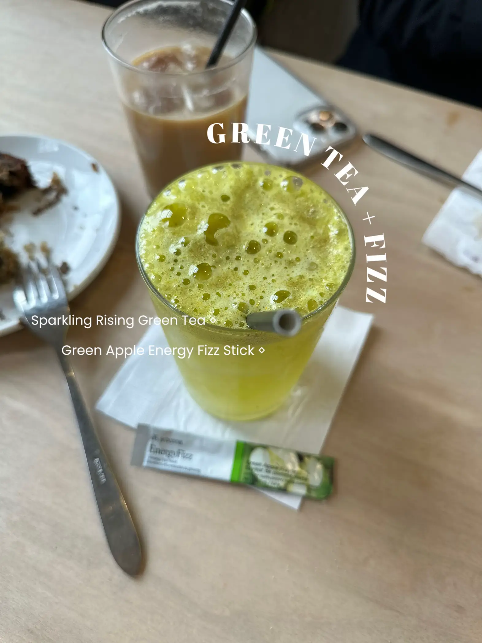 GREEN TEA + FIZZ | Gallery posted by jessbuhs | Lemon8