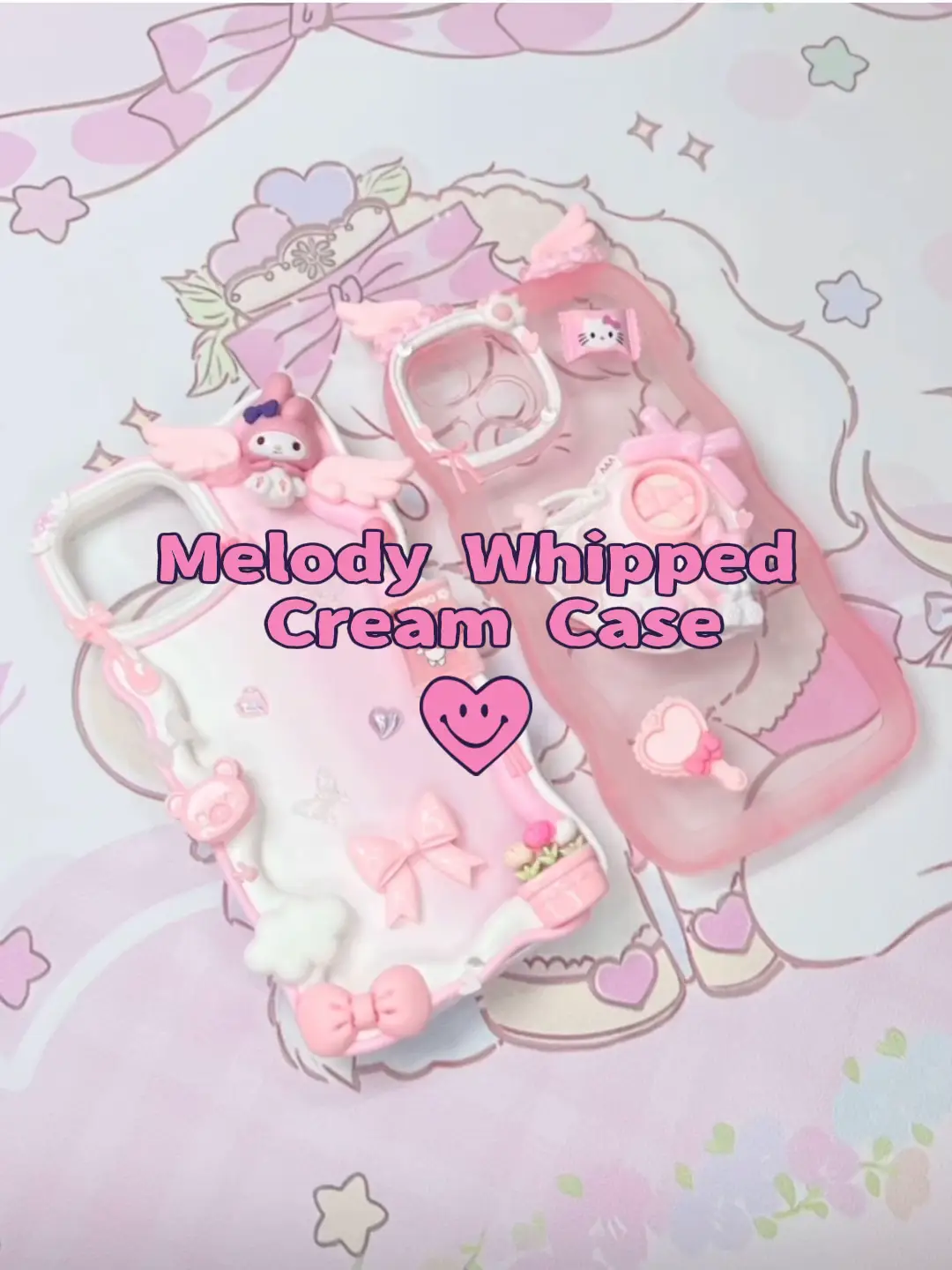 How to make a custom whipped phone case🩷 🪩🥂🧿 | Video published by HSY ...