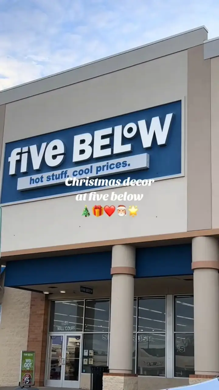 Christmas Decorations 🌲🎁 @ Five below 🛒 | Video published by Home ...