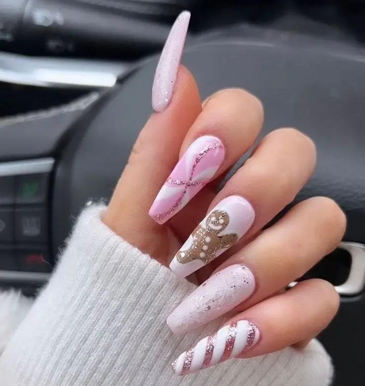 Sugar Cookie Christmas Nails Inspo 💅🍋🫶🌸 | Gallery posted by Zehra ...