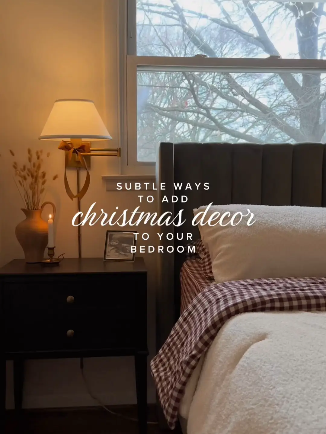 Cozy Christmas Bedroom Decor | Video published by McKenna Barry | Lemon8