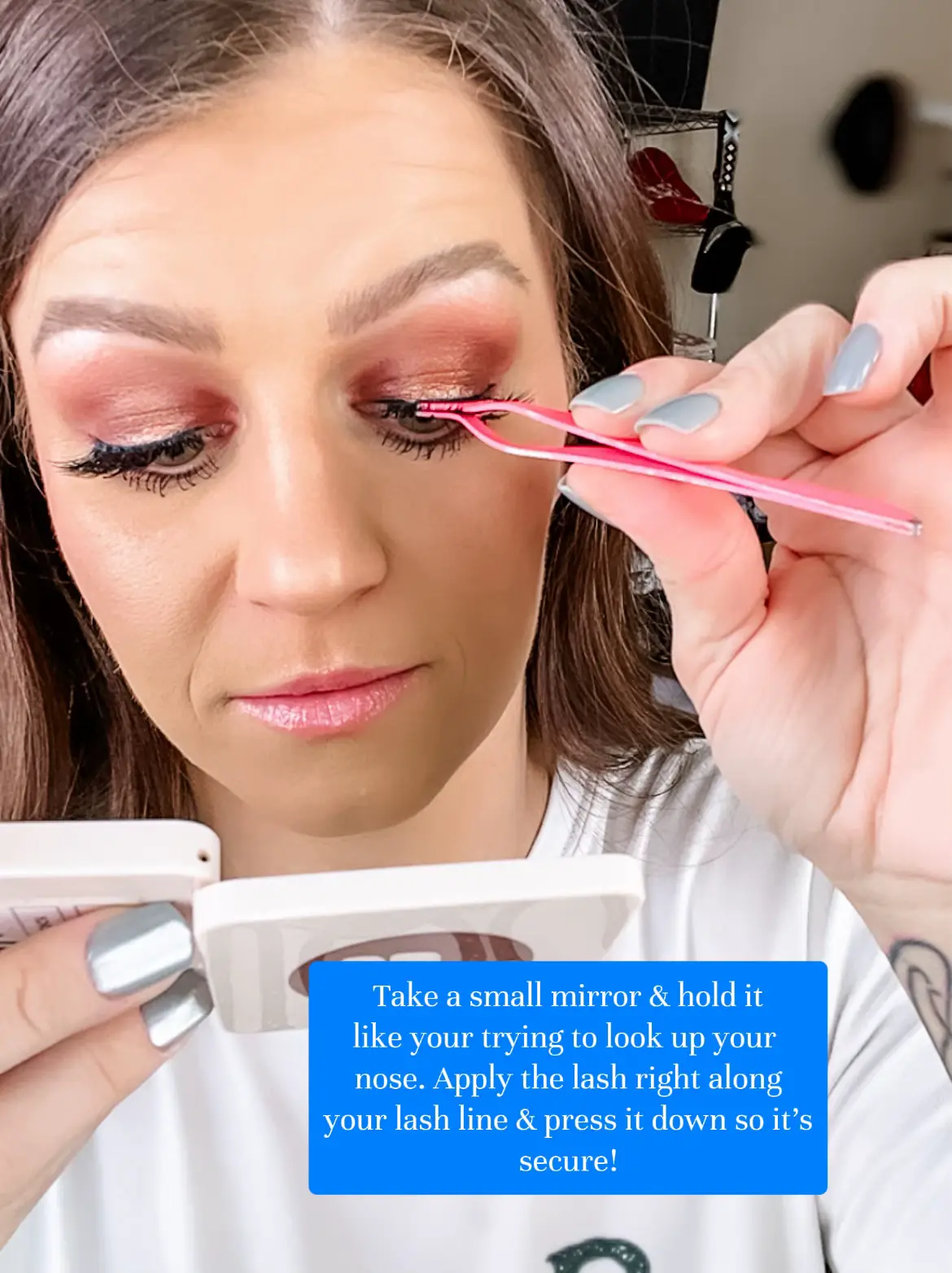 How to apply glue on lashes! | Gallery posted by Jessica Doramus | Lemon8